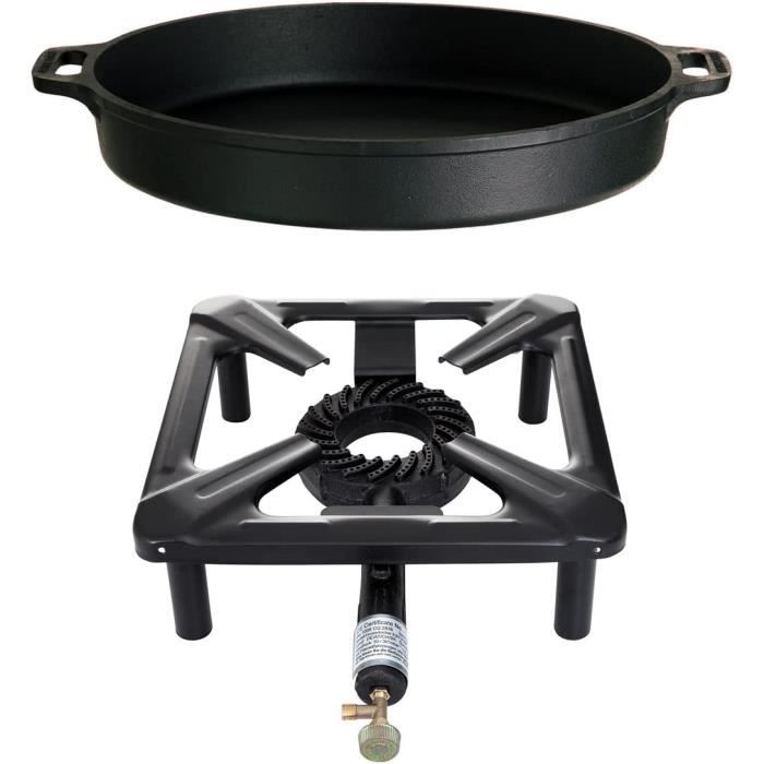 Paella World International Kit de réchaud à gaz réchaud avec poêle en ...