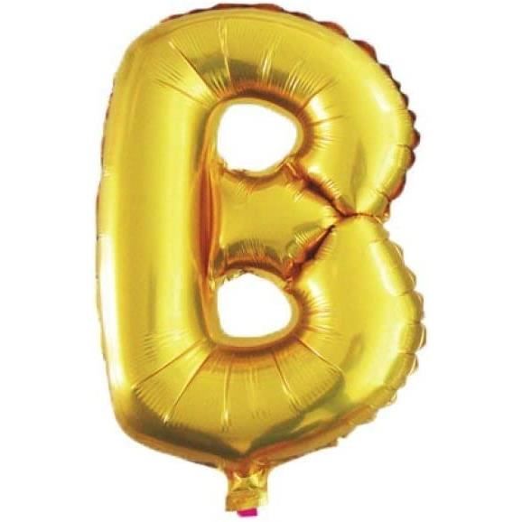 Ballons Gonflables En Aluminium - Lettre B - Doré - 60 Cm - Xl - Pour ...