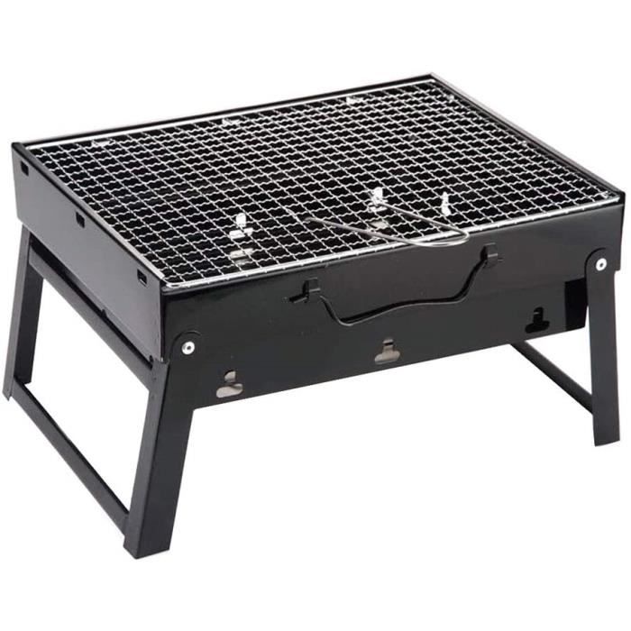 Barbecue pliable JFEIFEI - Charbon de bois - Kit d'outils inclus ...