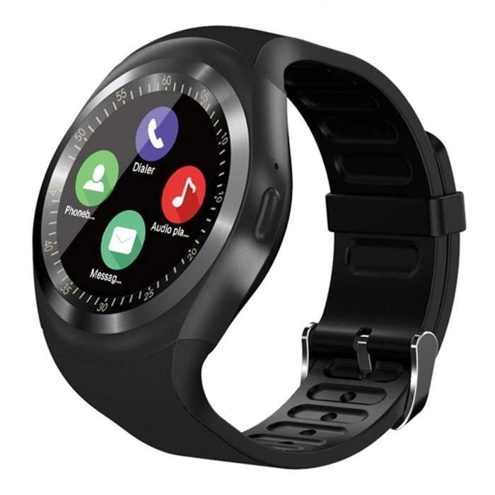 Montre Connectée SN05 Bluetooth Smartwatch Rond Montre Sport Carte Sim ...