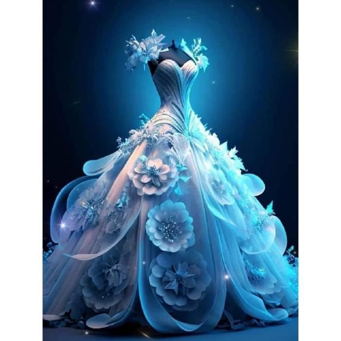 Broderie Diamant Kit Complet Robe De Mariée Bricolage Diamond Painting ...