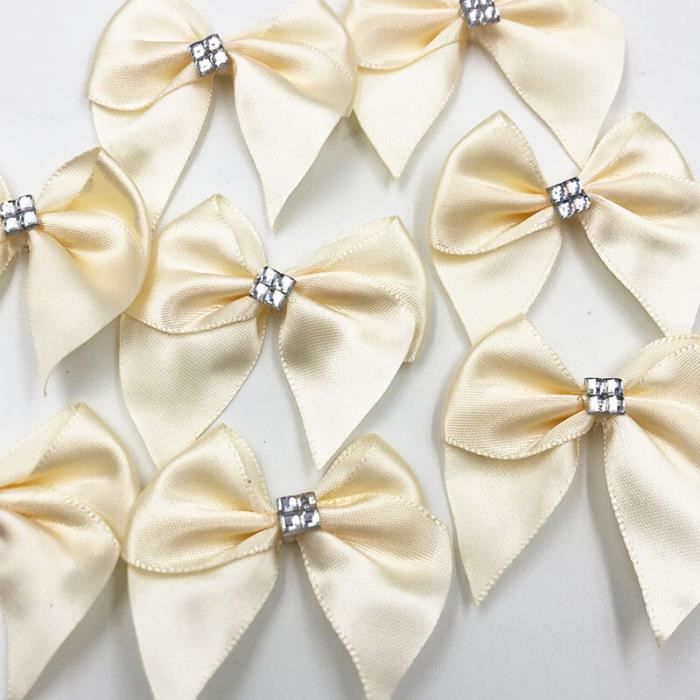 Objets décoratifs,Nœuds de ruban fleur strass,20 pièces,artisanat de ...