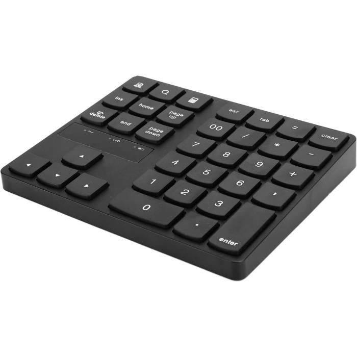 Mini Clavier 35 Touches, Mini Clavier Numérique Voyant Lumineux Clavier ...