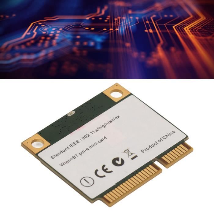 Duokon Carte WiFi Mini PCIE AX1800H Carte WiFi AX1800H, Carte sans Fil ...