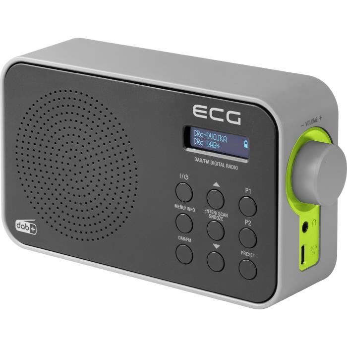 Radio portable - ECG - RD 110 DAB - DAB+/FM - Affichage LCD - Alarme ...