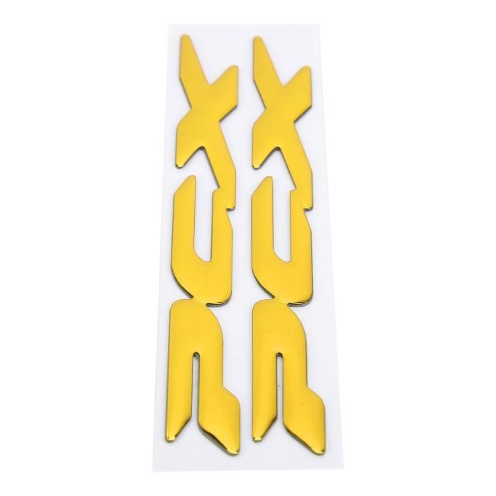 Garosa pâte de casque Paire d'autocollants de moto 3D en plastique ...