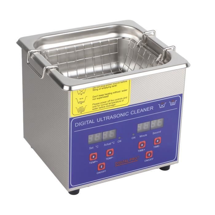 Nettoyeur à ultrasons professionnel GOTOTOP PS-08A - Capacité 1,3L - 60W - Blanc - Cdiscount ...