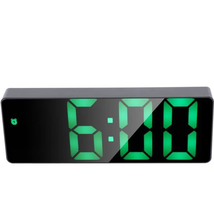 Horloge électronique Affichage à LED Rétroviseurs numériques Réveils à ...