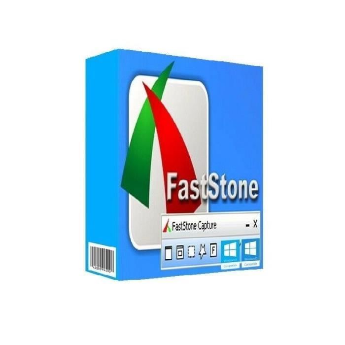 FastStone Capture enregistreur vidéo d'écran. licence à vie livraison ...
