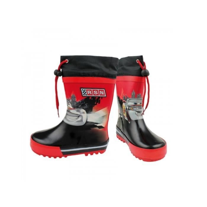 Botte de pluie enfant T29 Cars rouge - Cdiscount Chaussures