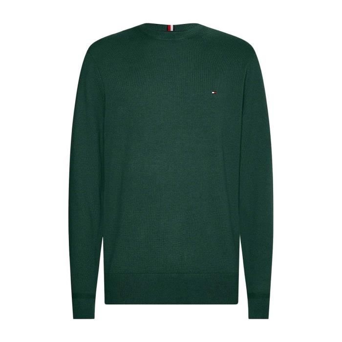 Pull Tommy Hilfiger Basic pour Homme Vert Vert - Cdiscount Prêt-à-Porter