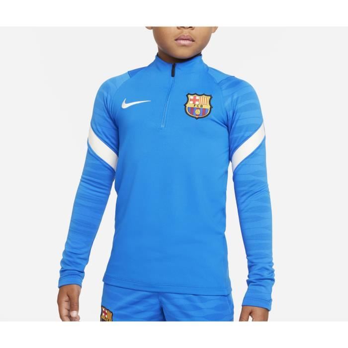 Training top Barça Strike Bleu Junior Corps : 91 % Polyester / 9 % ...