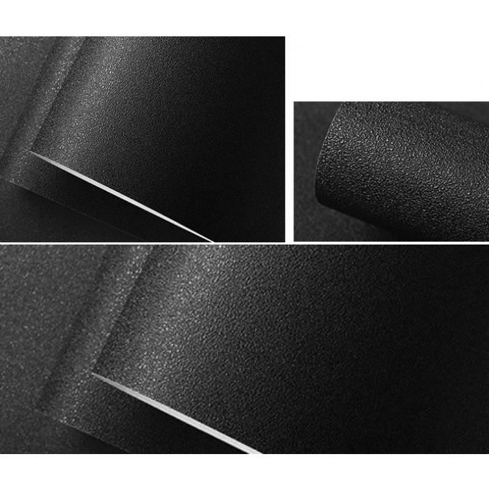 Papier Peint Intissé - OUTAD - Noir Classique - 10m x 0,53m - Facile à ...