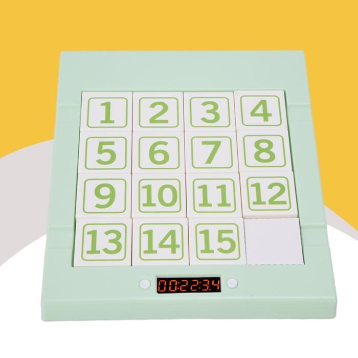 SALUTUYA Puzzle coulissant mathématique Puzzle à nombres jeux casse ...