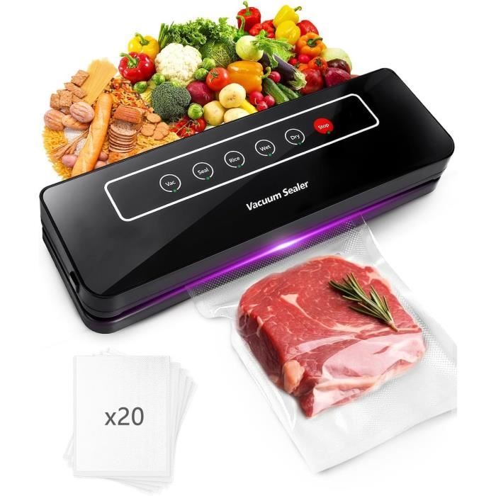 Appareil De Mise Sous Vide 5 En 1 Pour Aliments Secs Ou Humides, Avec ...