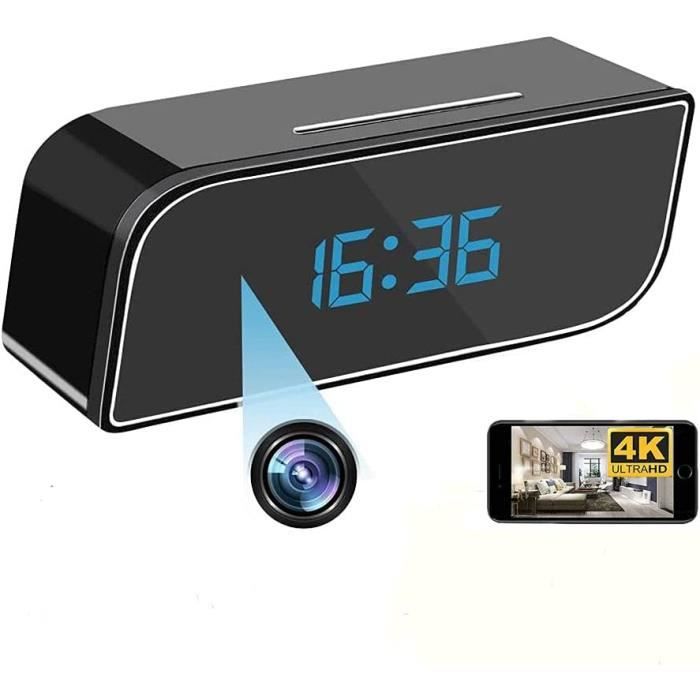 Caméra Espion Cachée Wifi 4K - Hd 1080P Mini Dv Réveil Enregistreur ...