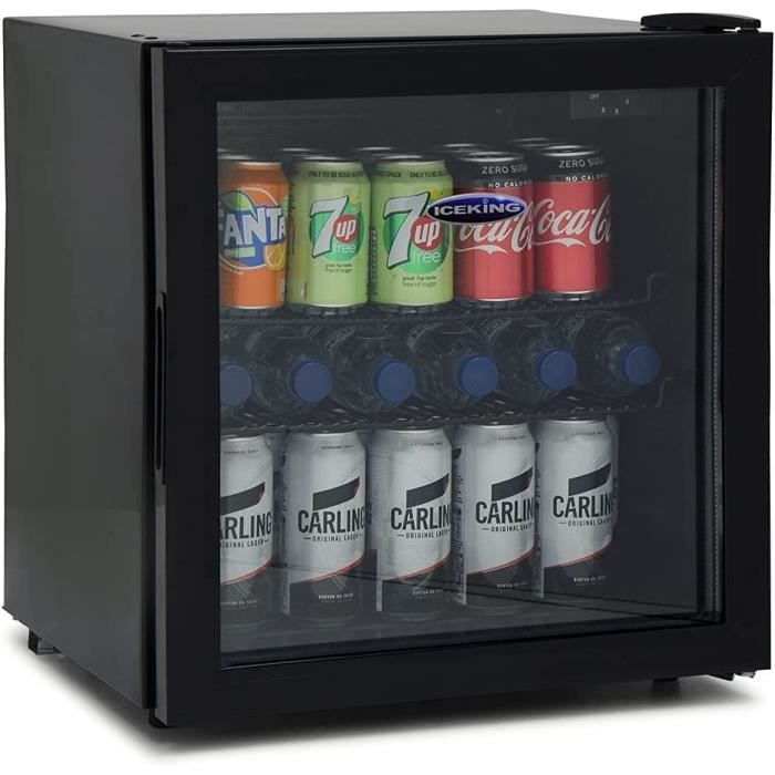 Ice King Df48Ke Mini Réfrigérateur De Table De 49 L Avec Porte En Verre ...