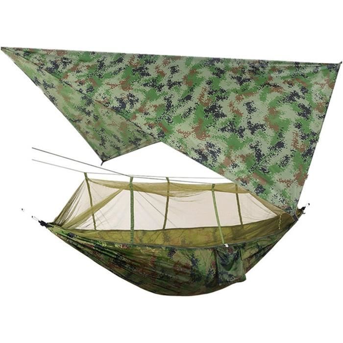 Hamacs Hamac Parachute Portable Camping Hamac Extérieur Avec Un Auvent ...