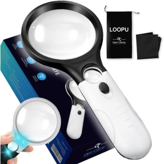 Loupe De Lecture Eclairante Et Grossissante | Renforce La Visibilité, Diminue La Fatigue ...