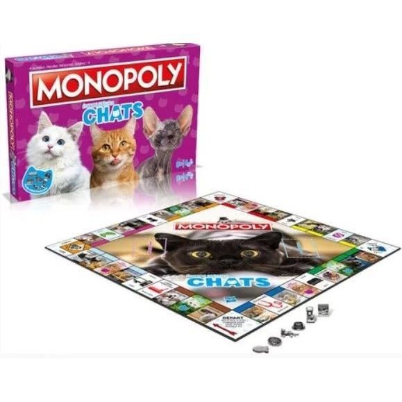 Monopoly Chats - Jeu de société - WINNING MOVES - Monopoly mettant en ...