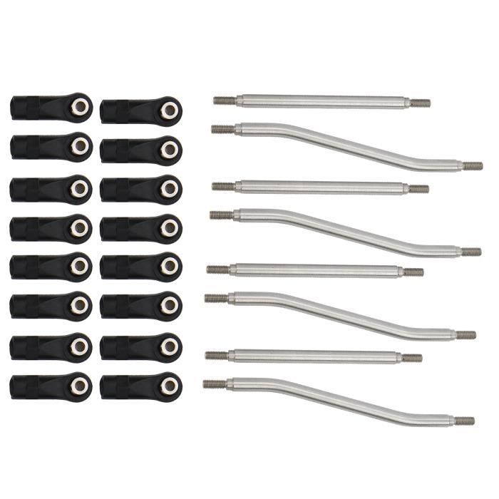 YOSOO 8Pcs Embout de biellette de direction en acier inoxydable pour ...