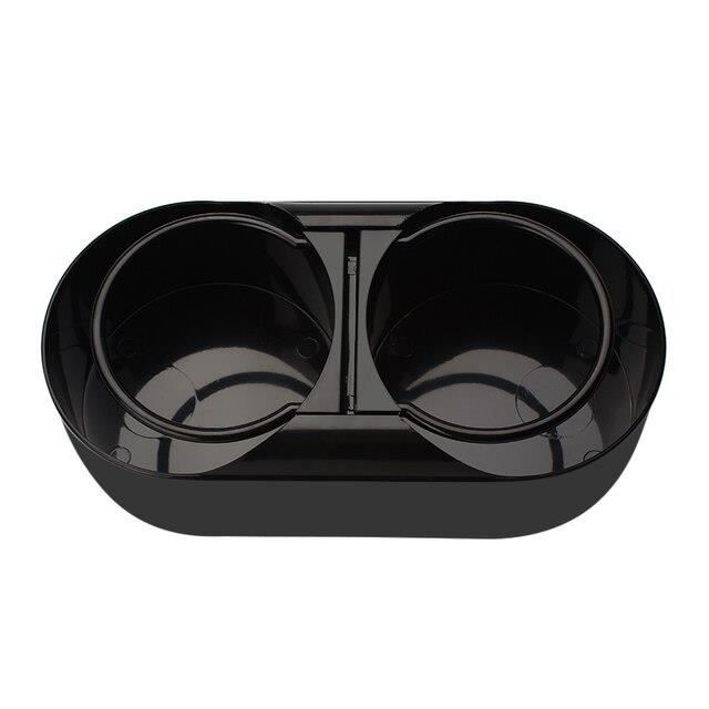 PORTE BOISSON,Black--Porte-gobelet Universel À Double Trou, Porte ...
