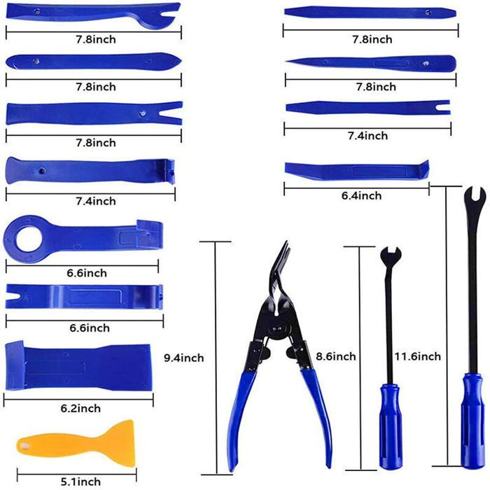 Kit d'outils de réparation d'intérieur de voiture, mécanique Portable ...