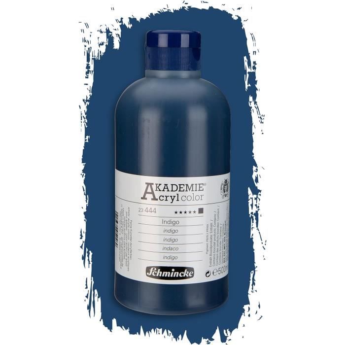 Akademie® Acryl Color, Indigo 500 Ml, 23444028, Peinture Acrylique Pour ...