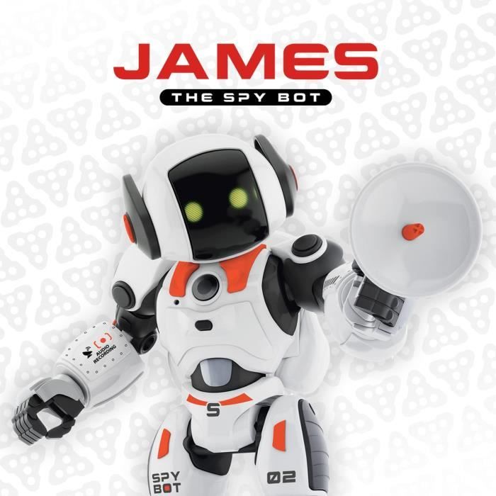 Robot Jouet Programmable - Xtrem Bots - James - Télécommandé - Espion ...