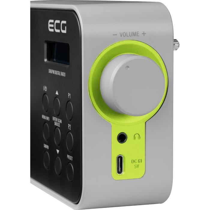 Radio portable - ECG - RD 110 DAB - DAB+/FM - Affichage LCD - Alarme ...