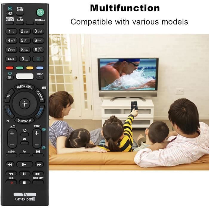 Télécommande Tv Remote Télécommande Smart Tv Pour Sony Rmt-Tx100D Rmt ...
