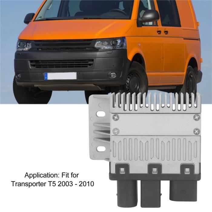 Pwshymi Module Contrôle Ventilateur Radiateur 7H0919506D T5 2003-2010 ...