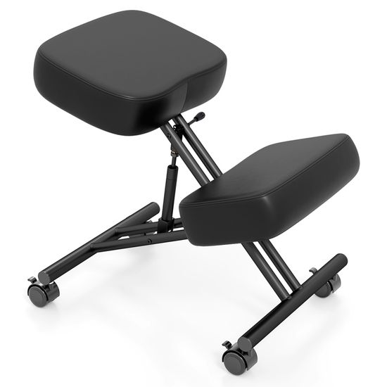 COSTWAY Chaise de Genou Réglable en Hauteur, Tabouret de Correction de ...