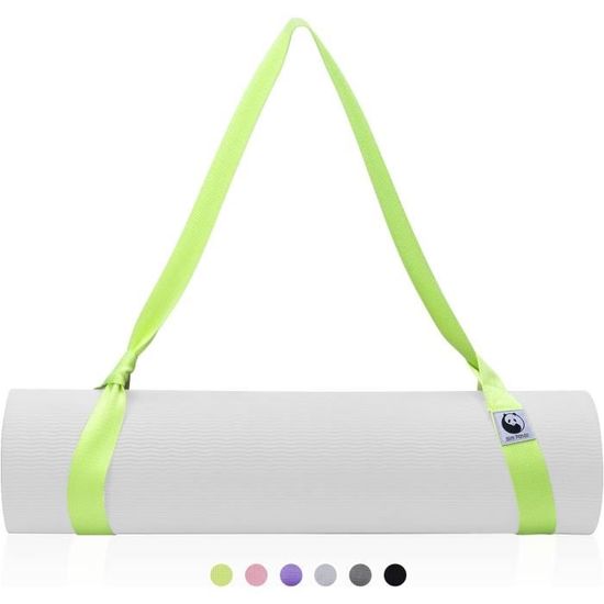 Sangles Tapis Yoga, Coton Sangle De Yoga Pour Meilleurs Étirements, 180 ...