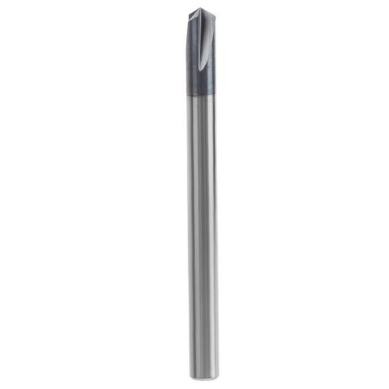 HURRISE outil de perçage CNC Fraise à chanfreiner à 3 dents en acier au ...