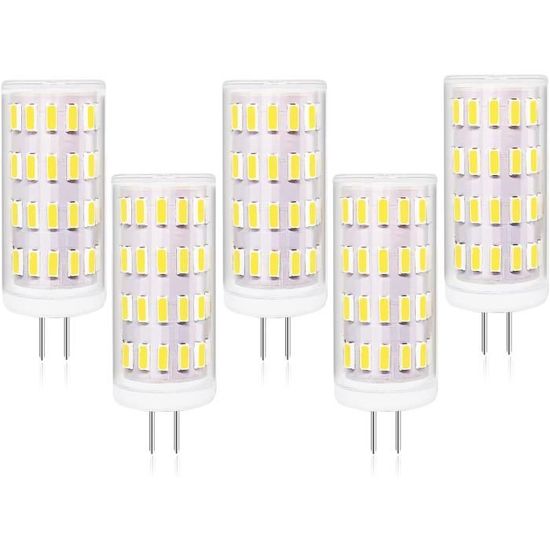 Ampoules G4 Led Dimmable 12V 3W Blanc Froid 6000K, Remplace 30W-35W G4 Broches Ampoules Halogène ...