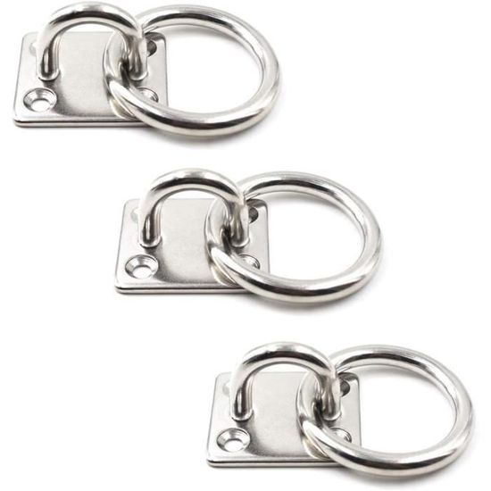 M6 Crochet De Fixation Murale De Plafond Robuste Anchor Pad Eye Plate ...