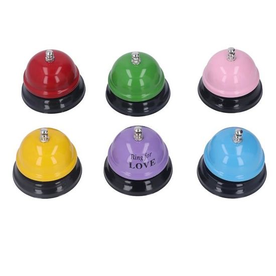 TMISHION cloche de service 6 pièces cloche d'appel 3 pouces de diamètre ...