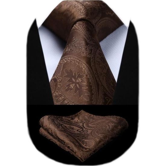 Cravate Homme Paisley Cravates En Soie Pour Hommes Mariage Cravatte Et ...