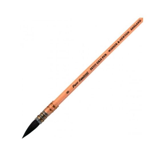WINSOR & NEWTON 00 PINCEAU PETIT GRIS PUR ENGLAND SQUIRREL PINCEAUX ART ...