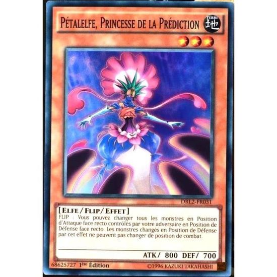 Carte YU-GI-OH DRL2-FR031 Pétalelfe, Princesse De La Prédiction FR ...