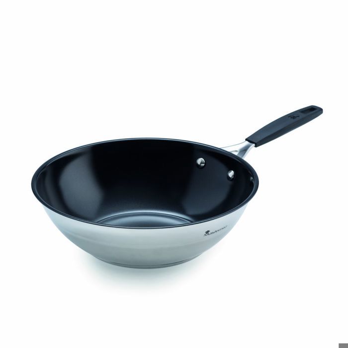 Wok Masterpro SMART MP Noir/Argenté Aluminium forgé Ø 28 cm - Cdiscount ...