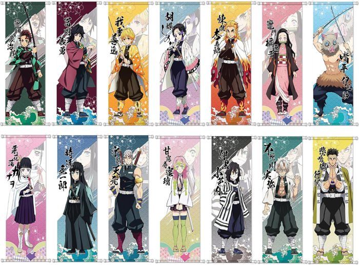 Affiche De Demon Ds Slayer Zenitsu Lame Tueuse Dmons Poster 72X28Cm ...