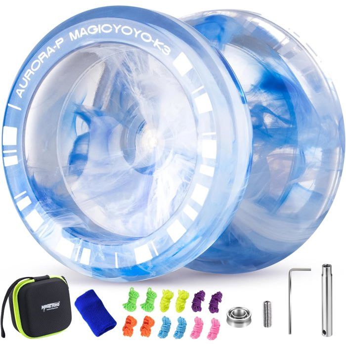 MAGICYOYO JoJo K3 Aurora-p, Yoyo professionnel pour spin, yo-yo réactif ...