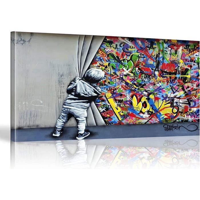 Tableau Toile Street Art Graffiti Toile Art Décor Impression Sur Toile ...