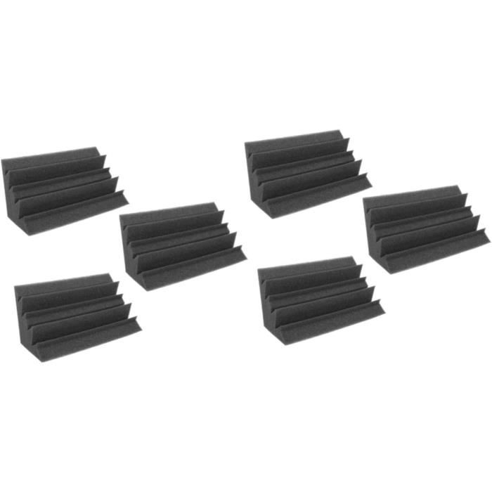 6 Pcs Isolation Phonique Coton Insonorisation Carreaux Acoustiques ...