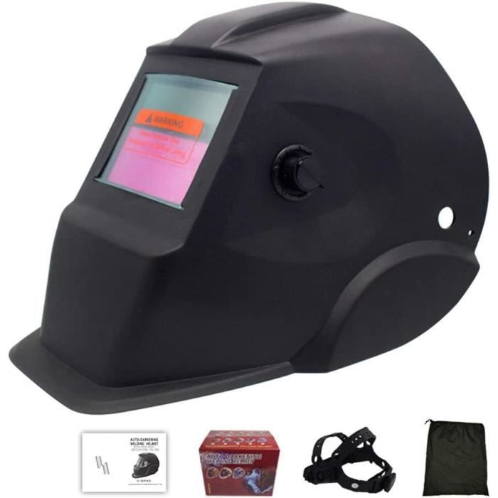 Casque de Soudage Gradation Automatique Solaire, Masque de Soudure ...