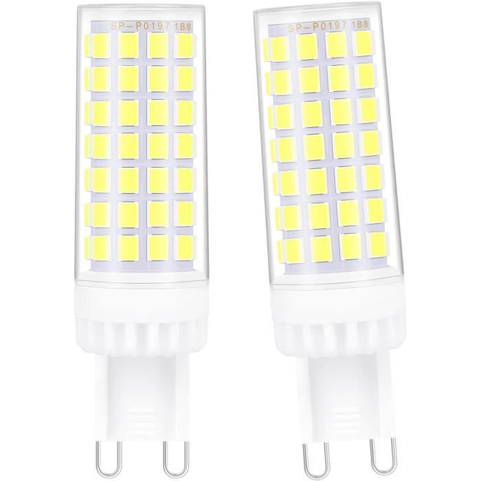 Ampoule Led G9 5W, 550Lm, Led G9 Blanc Froid 6000K, Équivalen 30W-50W ...