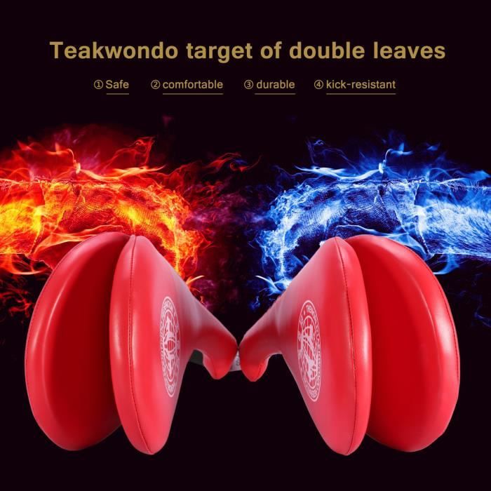 Tapis de boxe Taekwondo Double Kick Train Strike Pad Cible Tae Kwon Do ...