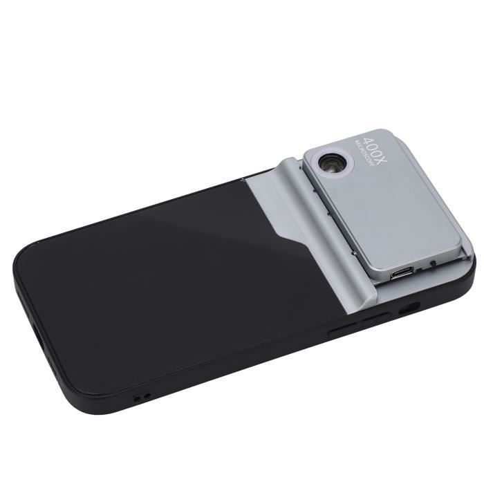 Objectif de microscope 400x - EJ.LIFE - Pour iPhone 14 Pro - LED ...